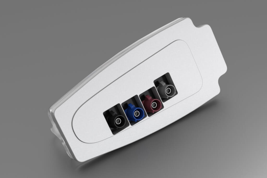 Assembled FAKRA cables for automotive applications